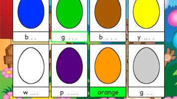 Spelling Cards: Colors | Play Spelling Cards: Colors on PrimaryGames