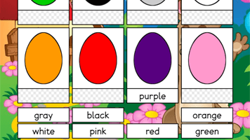 Word Cards: Colors | Play Word Cards: Colors on PrimaryGames