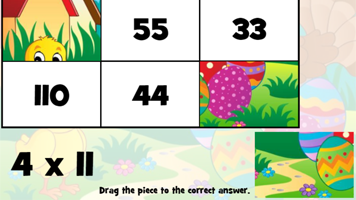Math Tiles: Easter Multiplication | Play Math Tiles: Easter ...