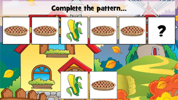 Thanksgiving Patterns | Play Thanksgiving Patterns on PrimaryGames