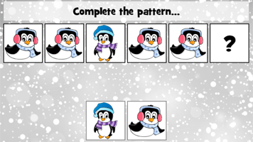 Winter Patterns | Play Winter Patterns on PrimaryGames